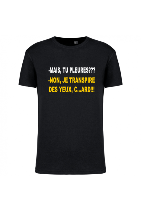 T Shirt Mais Tu Pleure Mitch E Sports